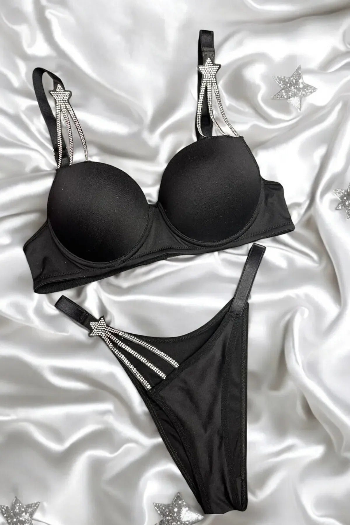 Starstrucks Rhinestone Padded Victoria Bra Set (Bra & Panty) | Smart ...